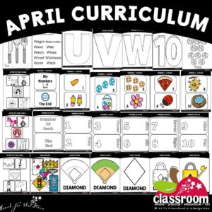 APRIL PRESCHOOL CURRICULUM MONTHLY LESSON PLANS | Made By Teachers