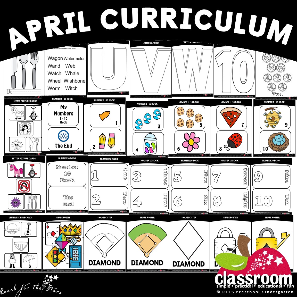 APRIL PRESCHOOL CURRICULUM MONTHLY LESSON PLANS - Made By Teachers