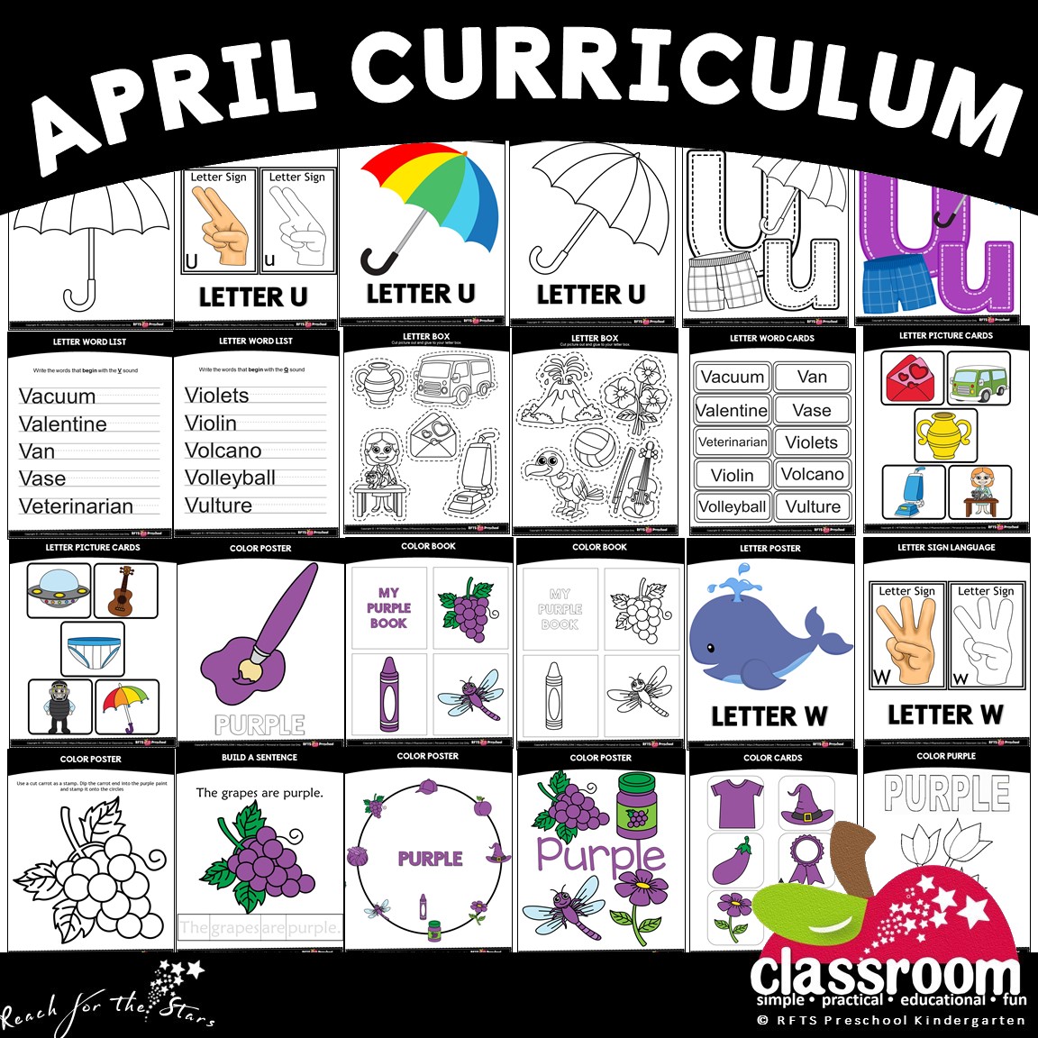 APRIL PRESCHOOL CURRICULUM MONTHLY LESSON PLANS Made By Teachers