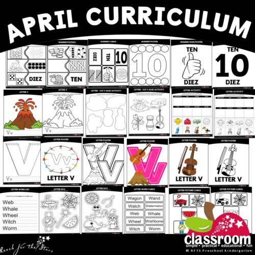 APRIL PRESCHOOL CURRICULUM MONTHLY LESSON PLANS | Made By Teachers