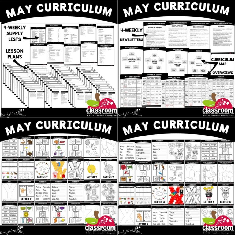 MAY PRESCHOOL CURRICULUM MONTHLY LESSON PLANS - Made By Teachers
