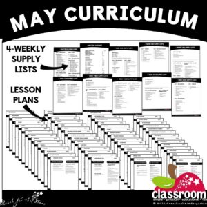 MAY PRESCHOOL CURRICULUM MONTHLY LESSON PLANS | Made By Teachers
