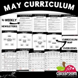MAY PRESCHOOL CURRICULUM MONTHLY LESSON PLANS - Made By Teachers