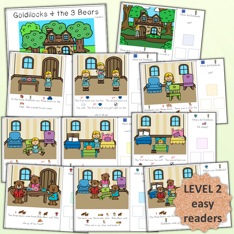 Fairy Tales Set 2 Reading Comprehension Level 2 | Made By Teachers