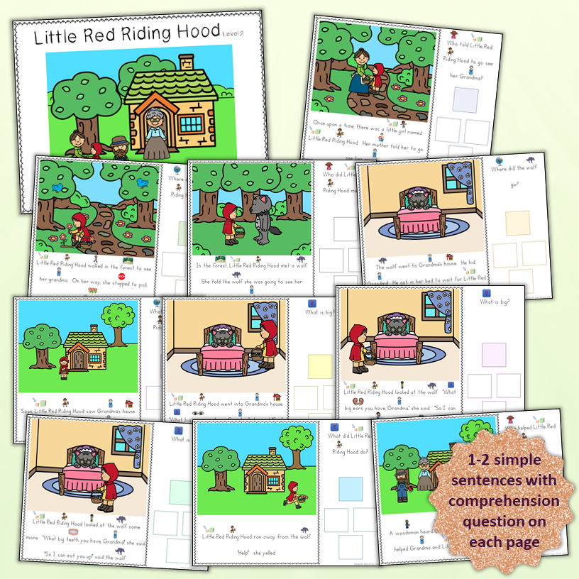 Fairy Tales Set 2 Reading Comprehension Level 2 - Made By Teachers
