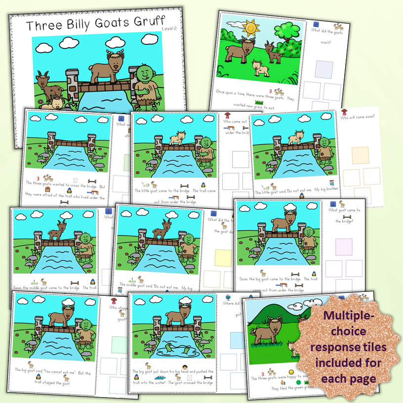 Fairy Tales Set 2 Reading Comprehension Level 2 - Made By Teachers