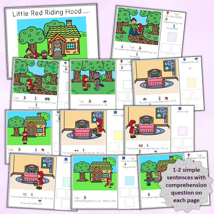 Fairy Tales Set 2 Reading Comprehension Level 1 - Made By Teachers