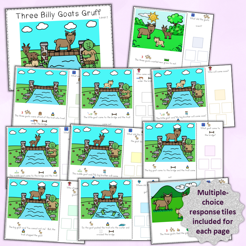 Fairy Tales Set 2 Reading Comprehension Level 1 - Made By Teachers