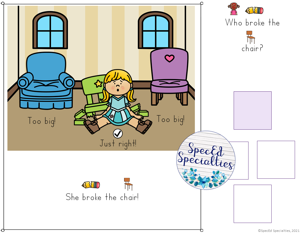 Fairy Tales Set 2 Reading Comprehension Level 1 - Made By Teachers