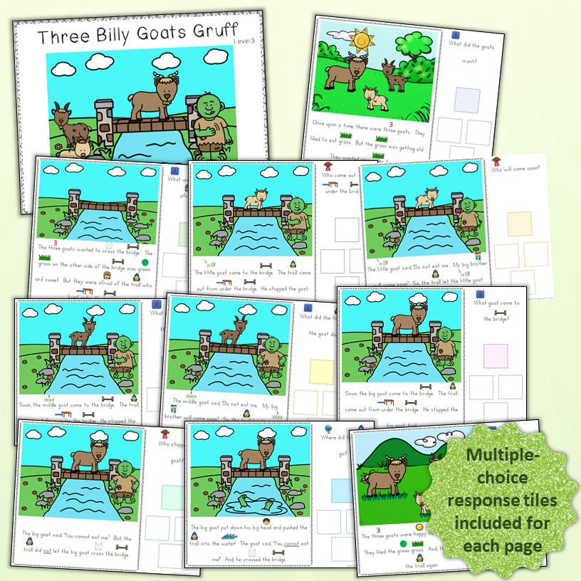 Fairy Tales SET 2 Reading Comprehension BUNDLE - Made By Teachers
