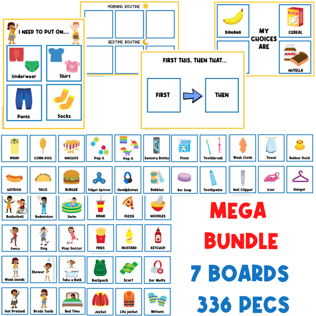 FIRST THEN AUTISM CHOICE BOARD | PECS | PICTURES | Made By Teachers