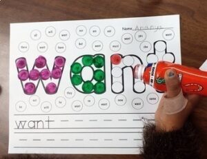 Sight Word Activities with Daubers {220 Pages!} - Made By Teachers