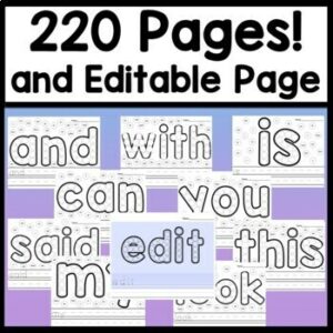 Sight Word Activities with Daubers {220 Pages!} - Made By Teachers