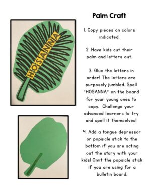 Palm Sunday Craft - Made By Teachers