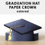 Graduation Hat Paper Headband Printable Craft - Made By Teachers