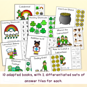 St. Patrick's Day Adapted Books for March | Made By Teachers