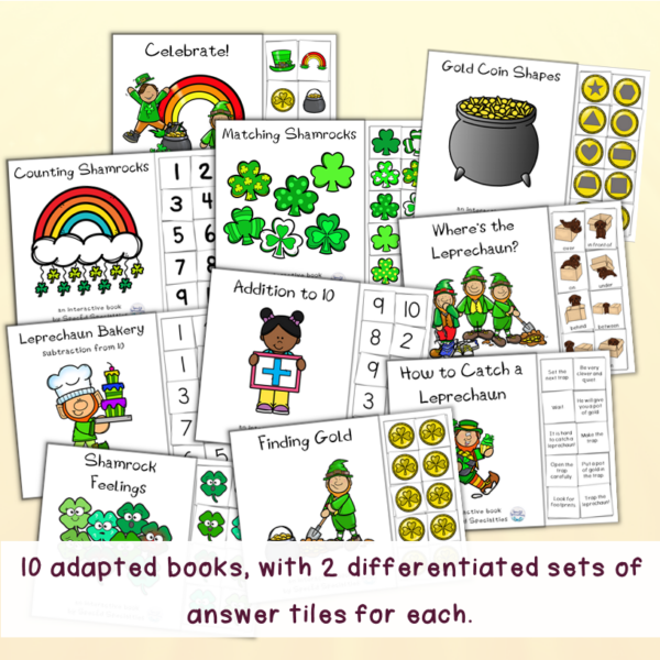 St. Patrick's Day Adapted Books for March | Made By Teachers