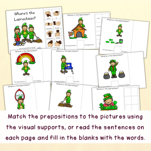 St. Patrick's Day Adapted Books for March - Made By Teachers