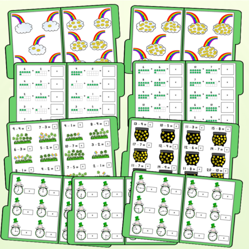 March St. Patrick's Day File Folders - Made By Teachers