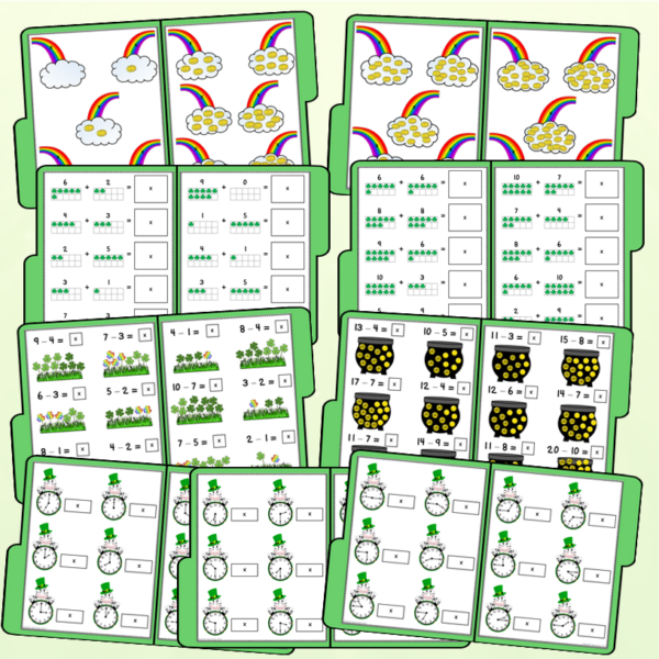 March St. Patrick's Day File Folders - Made By Teachers