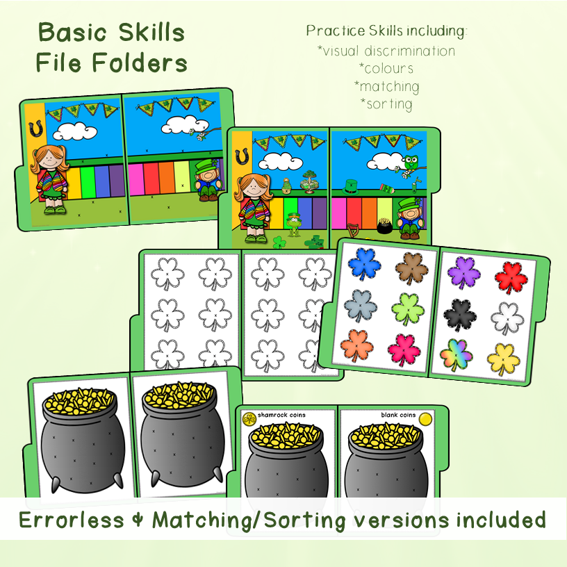 March St. Patrick's Day File Folders - Made By Teachers