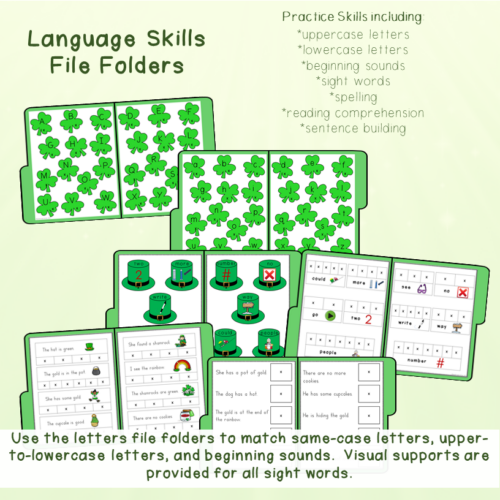 March St. Patrick's Day File Folders - Made By Teachers