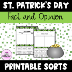 St. Patrick's Day Fact and Opinion Worksheets - Made By Teachers
