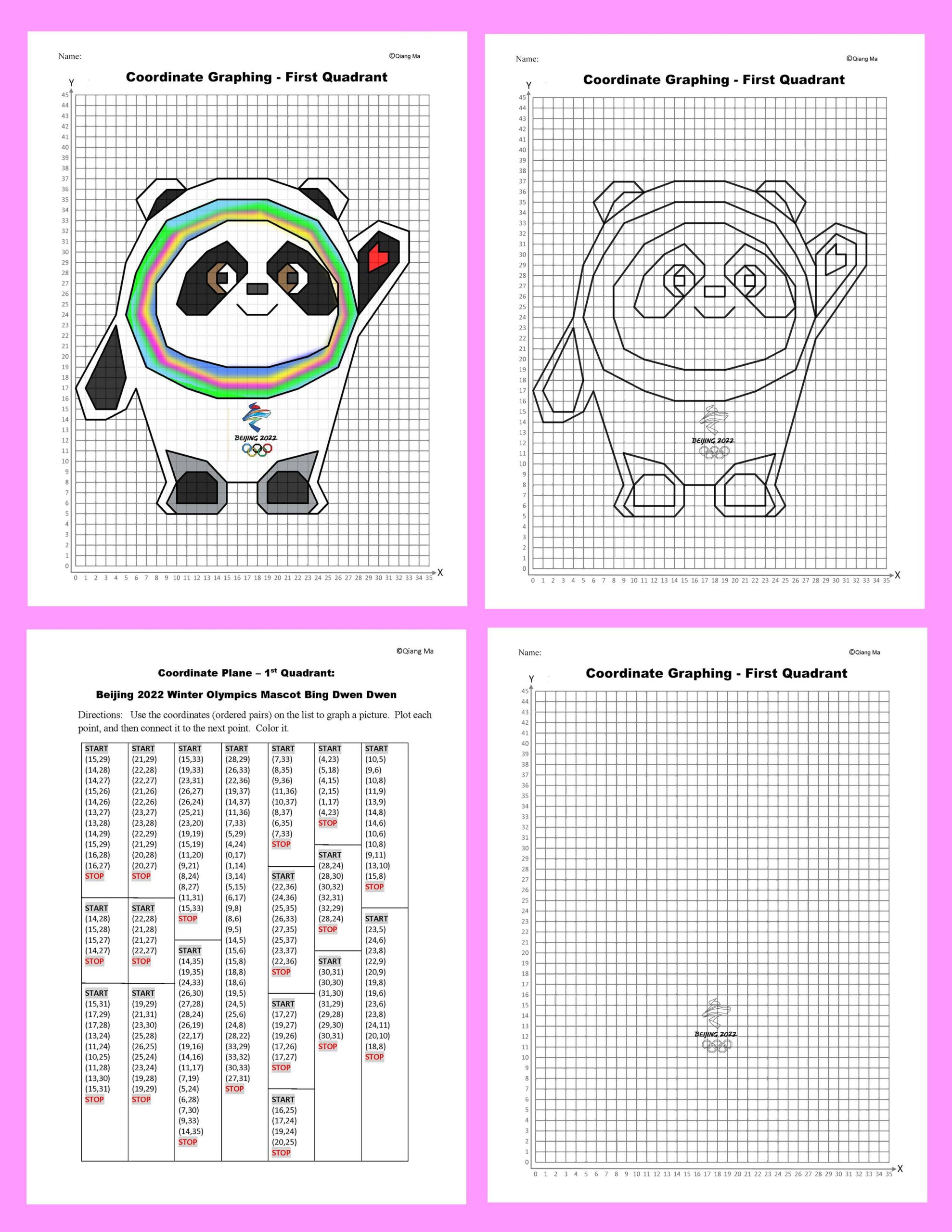Beijing 2022 Olympics Mascot Bing Dwen Dwen - Made By Teachers