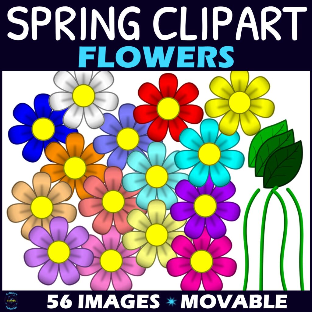 Flowers Clipart - Spring - Made By Teachers