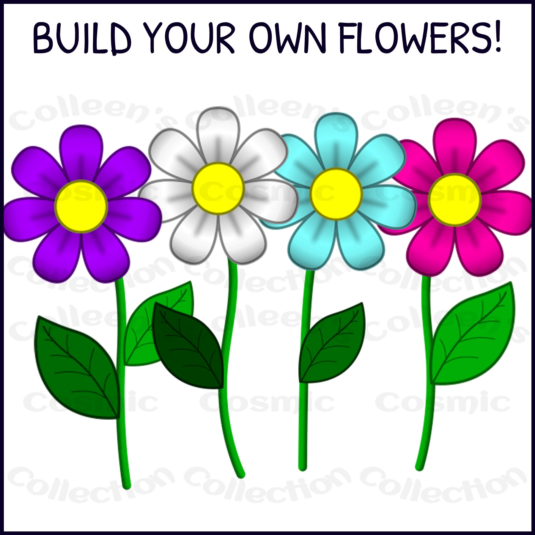 Flowers Clipart - Spring | Made By Teachers