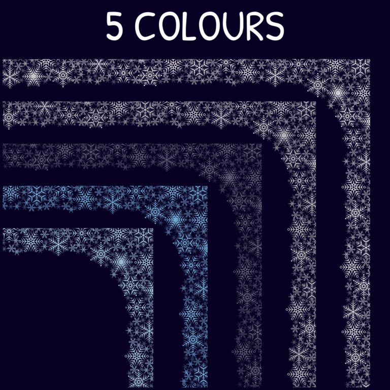 Frost Winter Borders | Made By Teachers