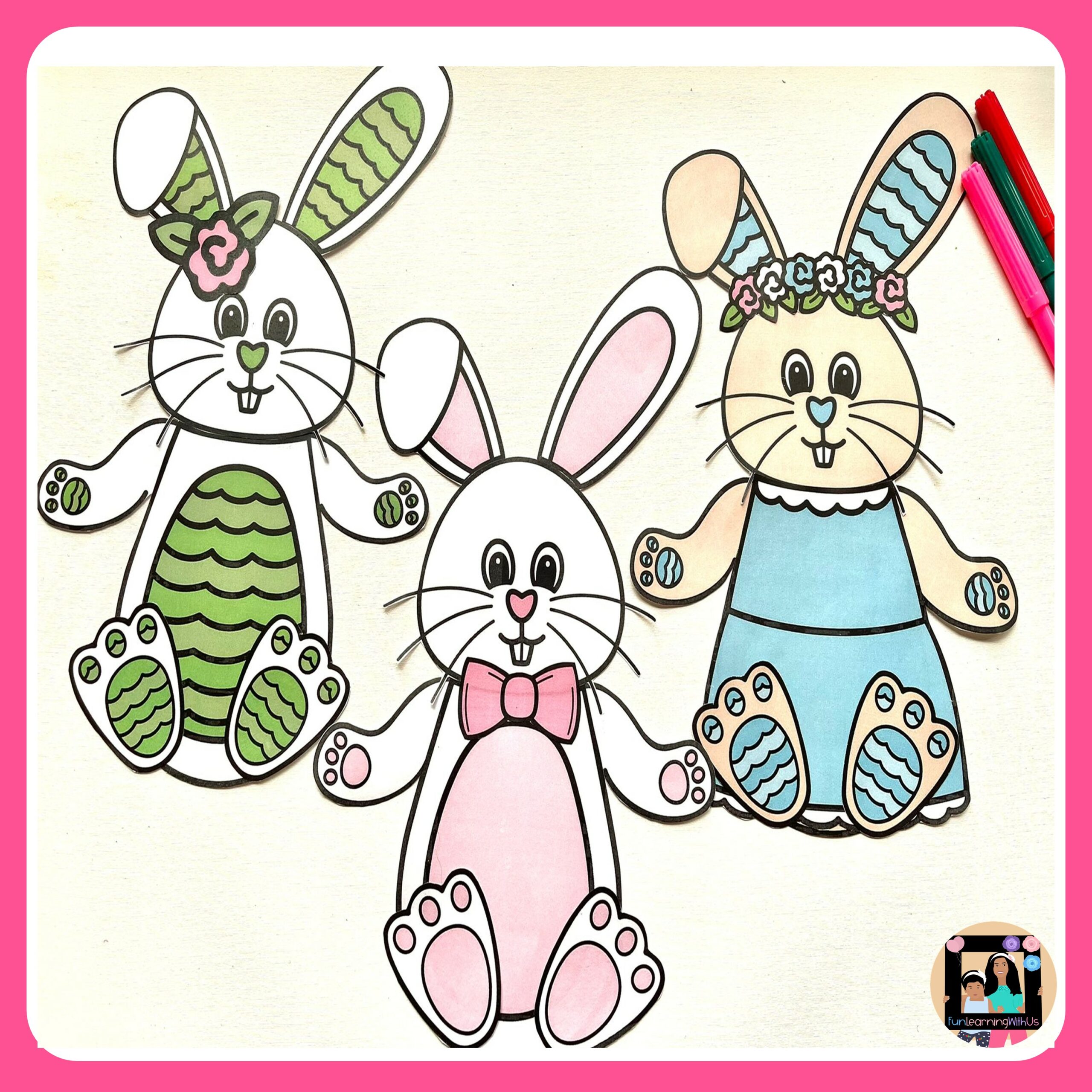 Easter Bunny Craft | Easter Bunny activity | Made By Teachers