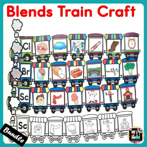 Consonant Beginning Blends Craft Bundle | Made By Teachers