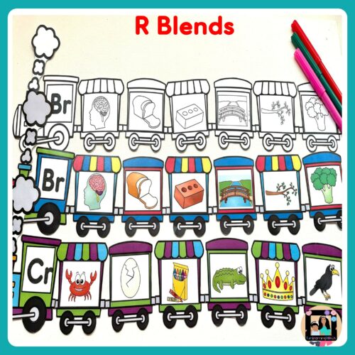 Consonant Beginning Blends Craft Bundle | Made By Teachers