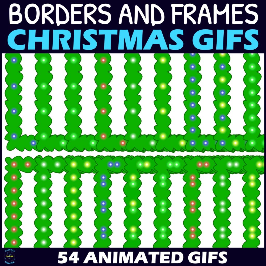 Christmas Border GIFs - Animated Frames - Made By Teachers