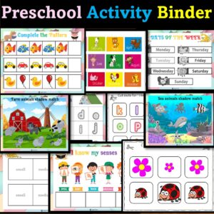 Busy Book for Preschool learning activities - Made By Teachers
