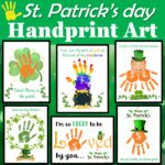 St Patricks Day Handprint Art, Keepsake Art Craft - Made By Teachers