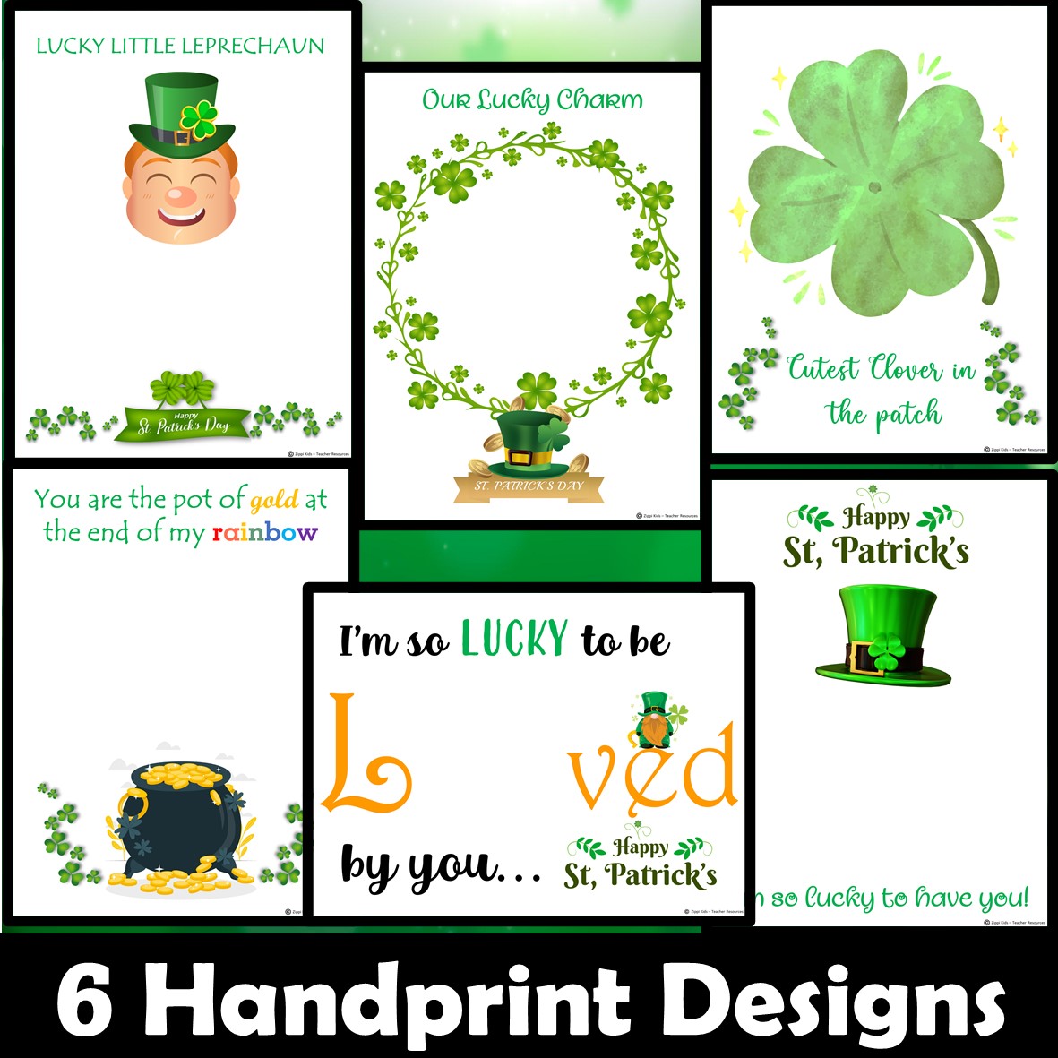 St Patricks Day Handprint Art, Keepsake Art Craft | Made By Teachers