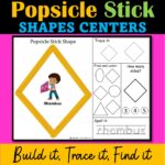Popsicle Sticks 2D Shape Activities | Math Centers | Made By Teachers