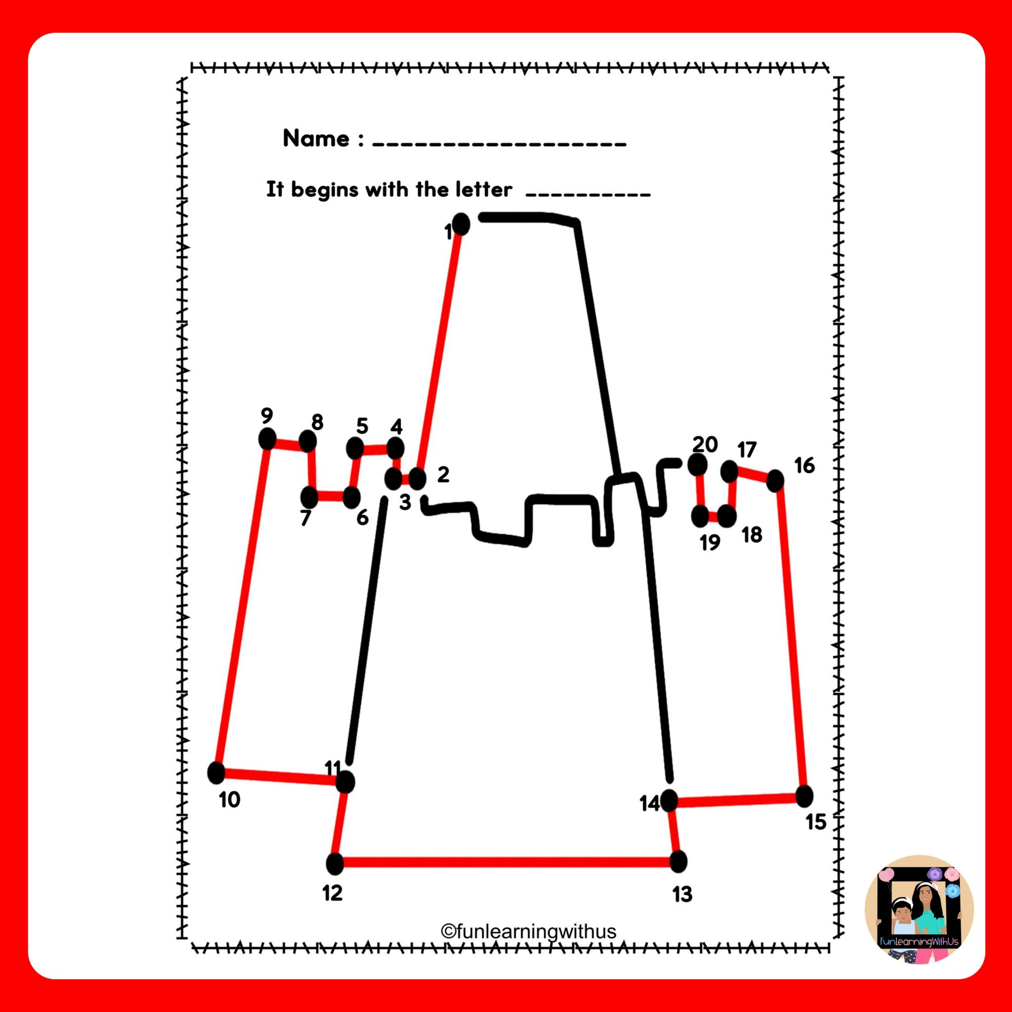 Summer Dot to Dot Counting to 30 - Made By Teachers