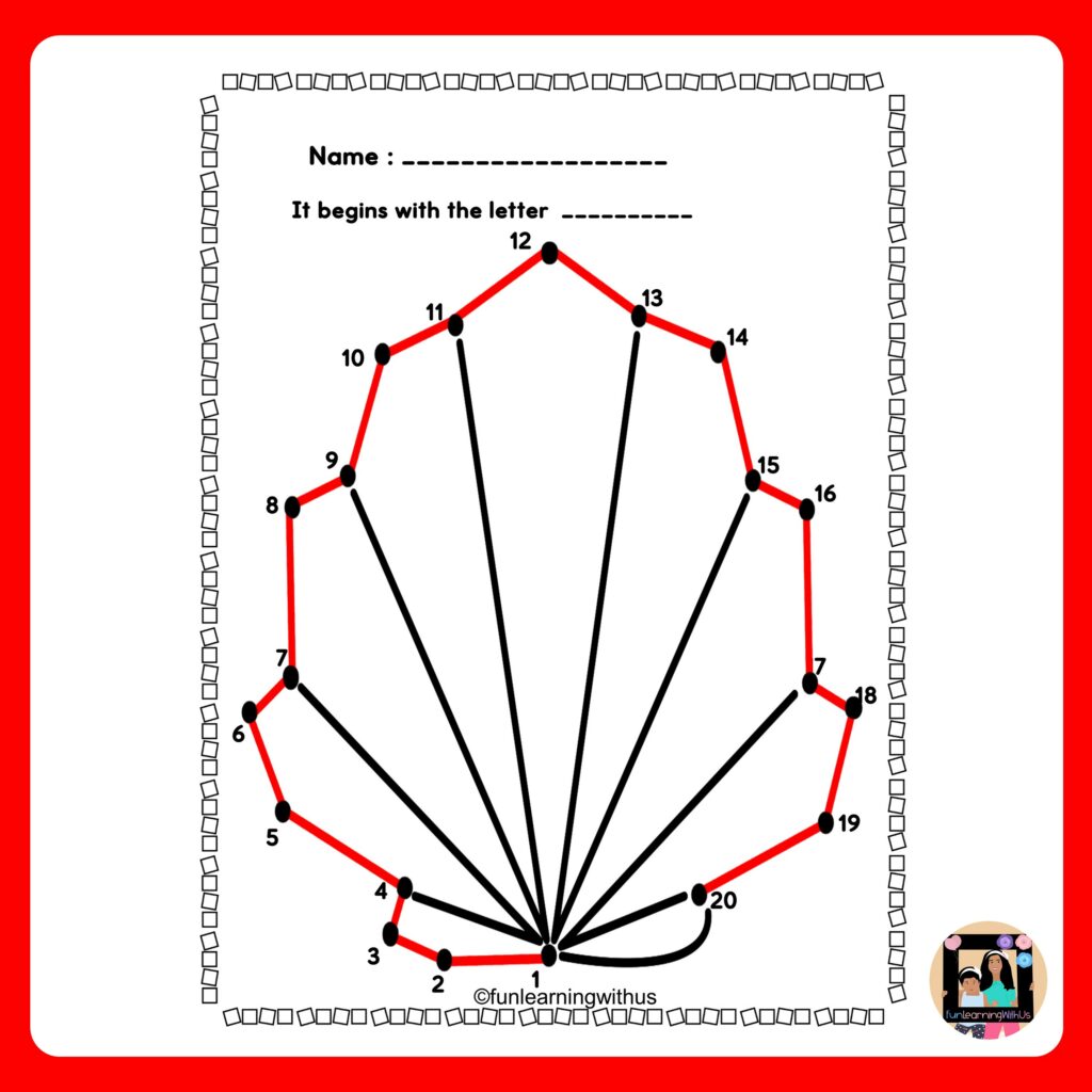 Summer Dot to Dot Counting to 30 - Made By Teachers