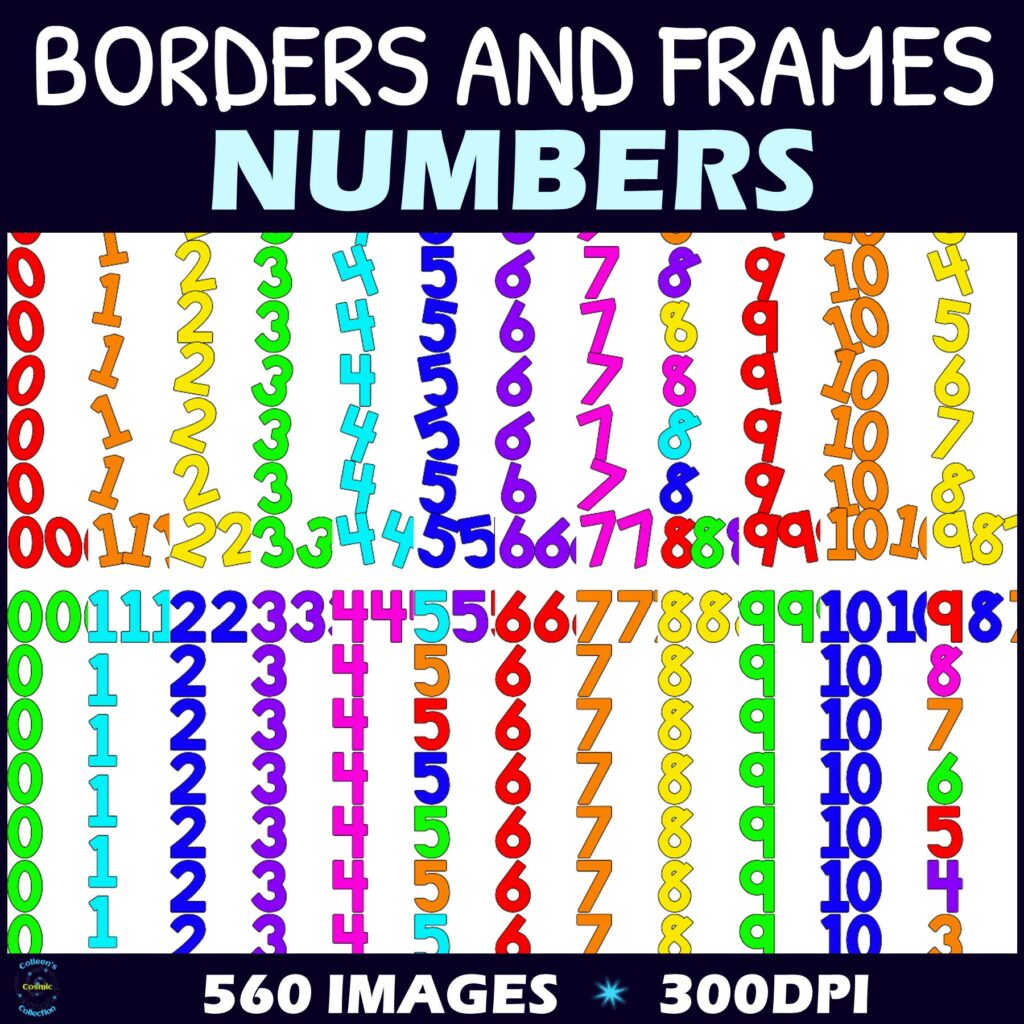 Number Borders - Made By Teachers