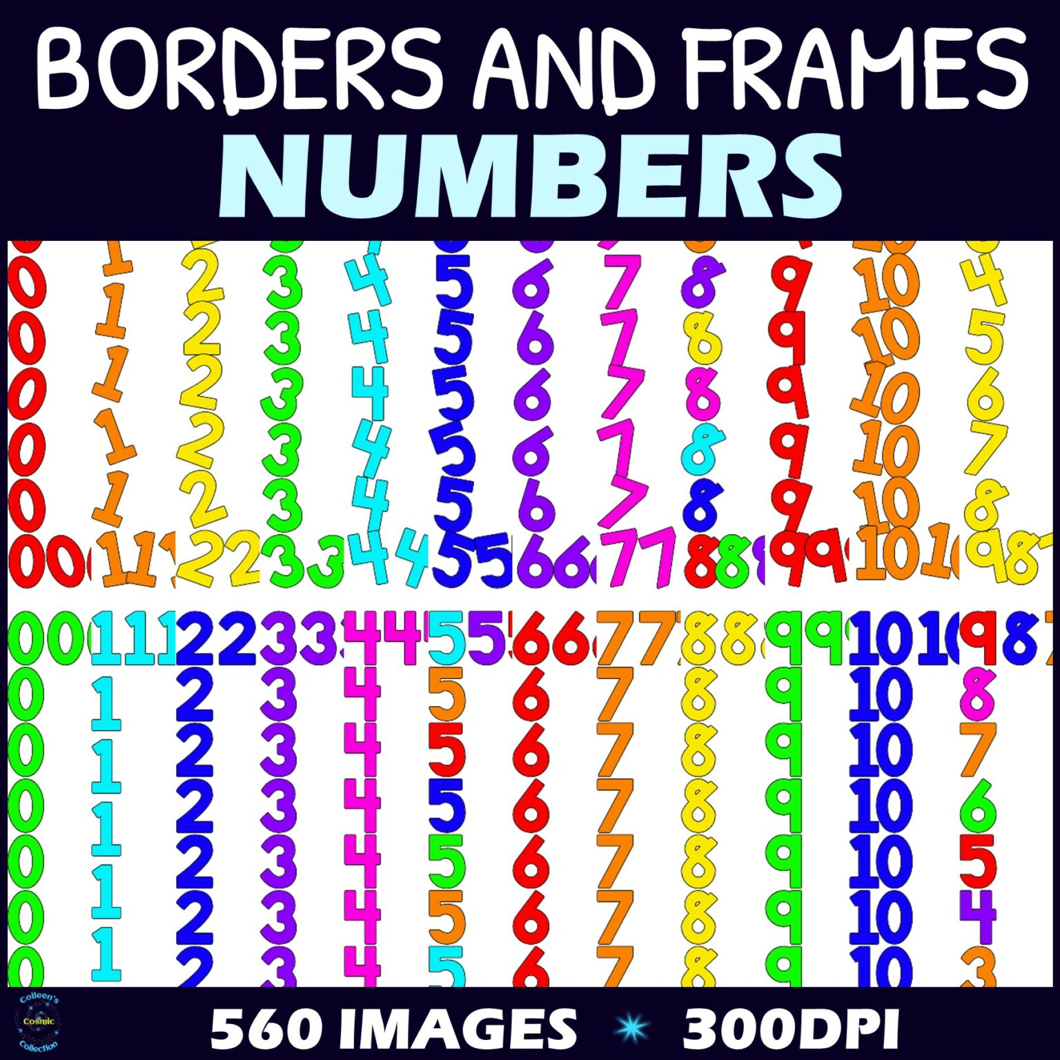 Number Borders - Made By Teachers