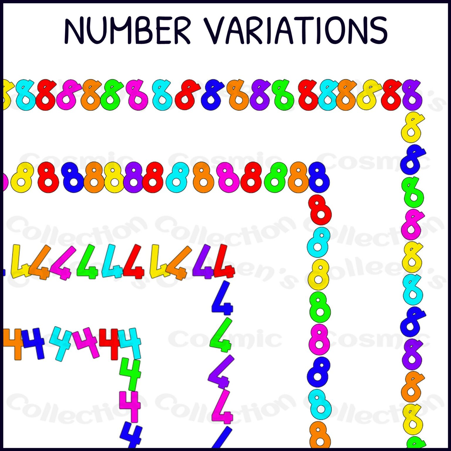 Number Borders - Made By Teachers