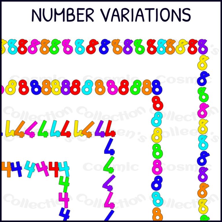 Number Borders - Made By Teachers