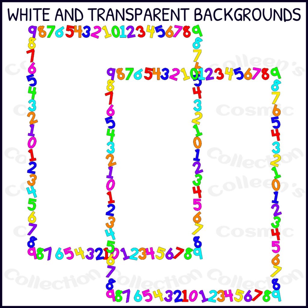 Number Borders - Made By Teachers