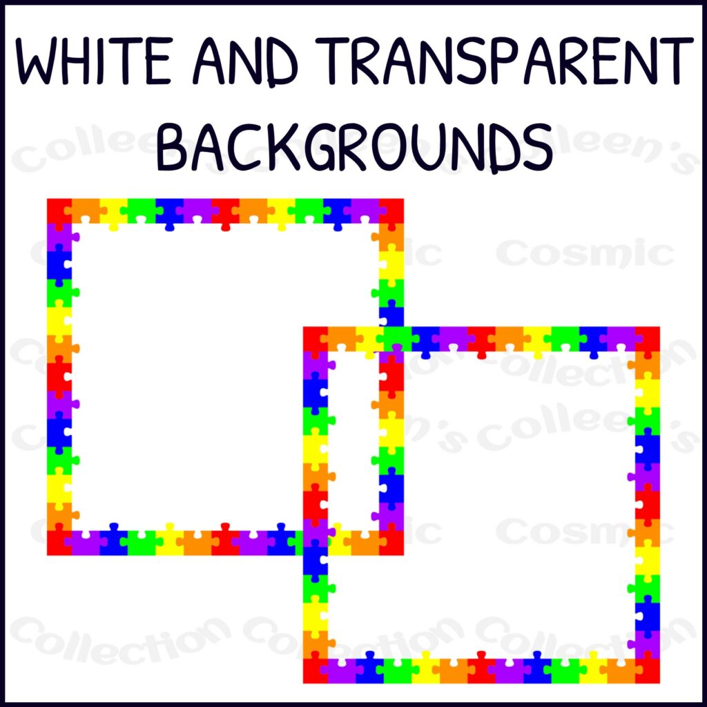 Puzzle Borders Set 2 - Made By Teachers