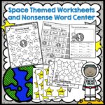 Space Themed Worksheets for Kinder, Nonsense Words - Made By Teachers
