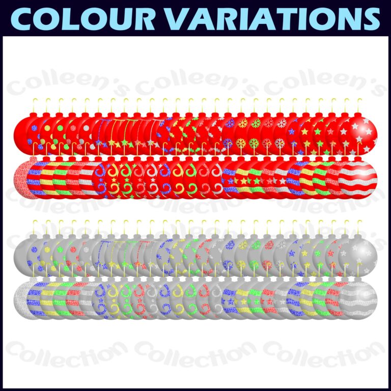 Christmas Baubles Christmas Clipart | Made By Teachers