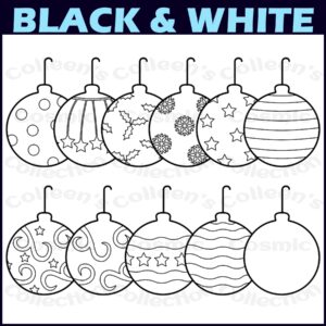 Christmas Baubles Christmas Clipart | Made By Teachers